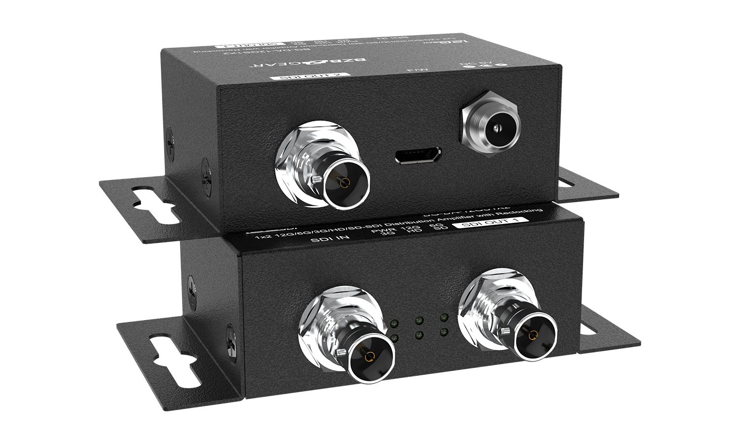 4K UHD 12G-SDI 1x2 Splitter/Distribution Amplifier