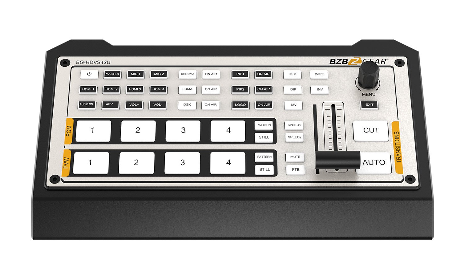 4-Channel 1080P FHD HDMI Live Streaming Switcher Mixer