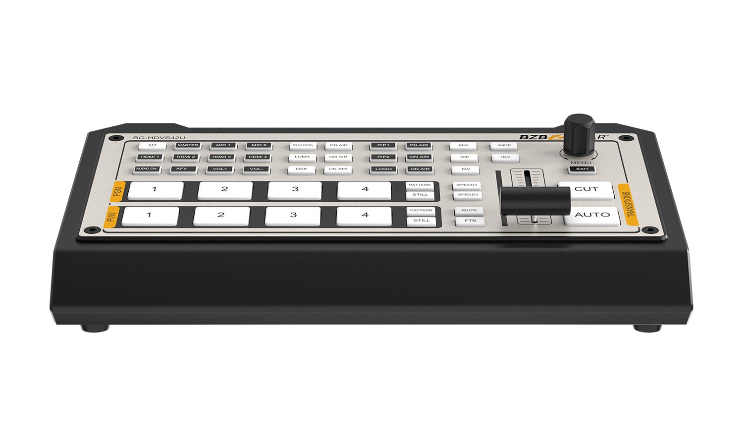 4-Channel 1080P FHD HDMI Live Streaming Switcher Mixer