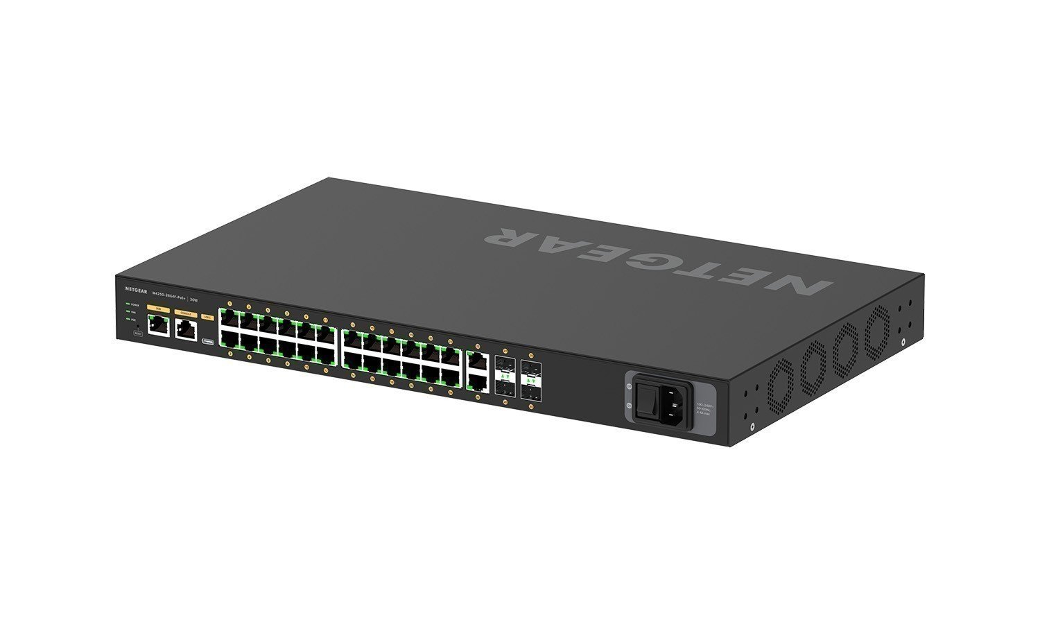 NET-M4250-26G4F-PoE+PC NETGEAR AV LINE 24X1G PoE+ Managed Switch