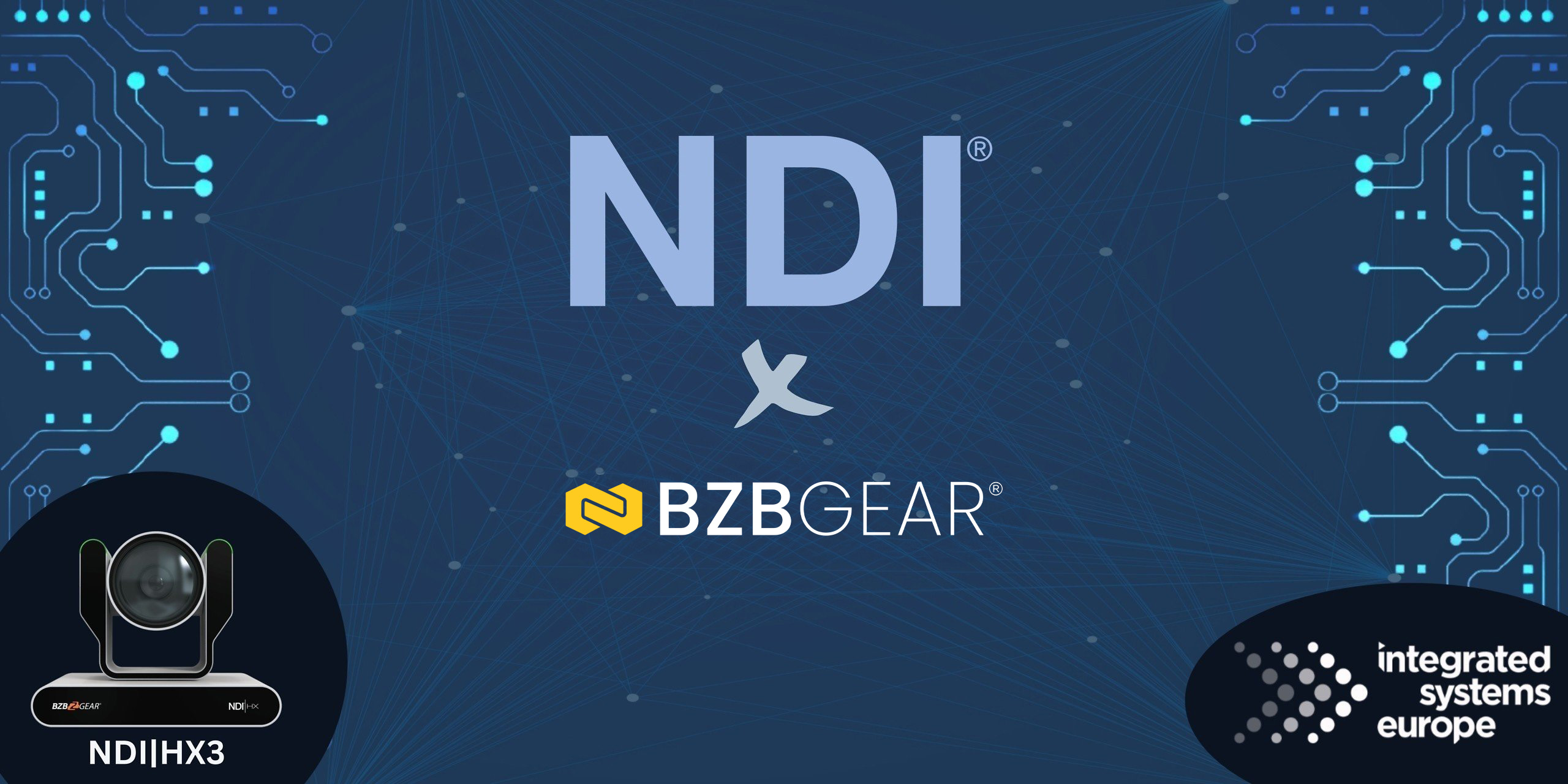 Experience the Best in NDI|HX3 PTZ cameras at ISE 2023 with BZBGEAR's live demonstrations | Bzbgear