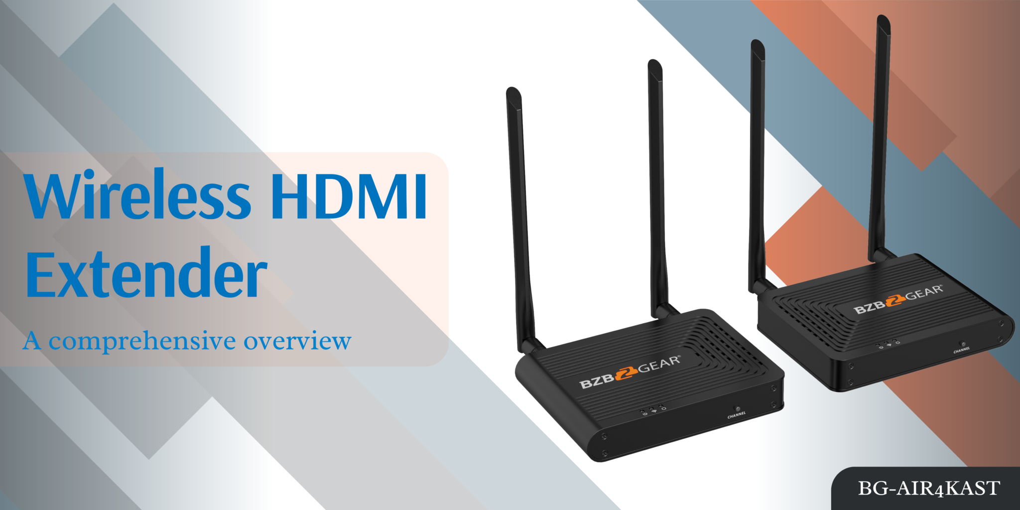 Wireless HDMI transmitter and receiver: How does it work? | Bzbgear
