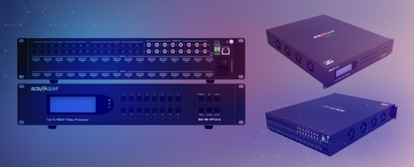 16x16 4K UHD Seamless HDMI Matrix Switcher/Video Wall Processor ...