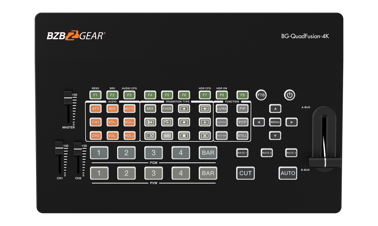 BZBGear Launches BG-QuadFusion-4K: A 4K UHD Live Streaming Switcher ...