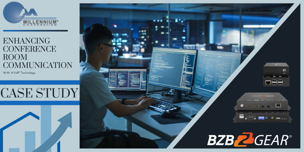 Case Study: Millennium Corporation Enhancing Conference Communication with BZBGEAR's AVoIP Solution