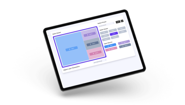 4x4 4K HDMI Matrix Switcher / Video Wall Processor / MultiViewer