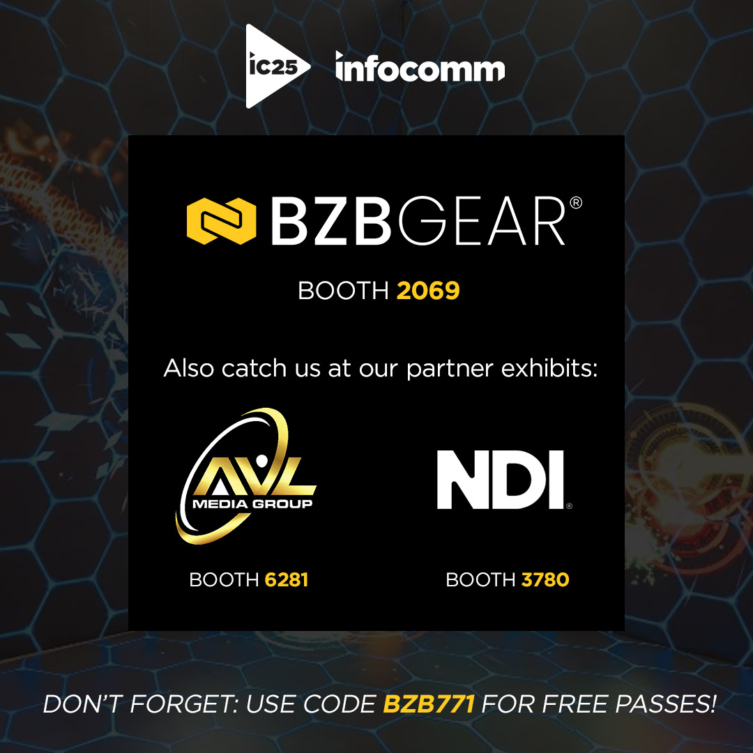 BZBGEAR to Reveal Exciting Rebrand and First-to-Market 8K Tech at InfoComm 2025 | Bzbgear