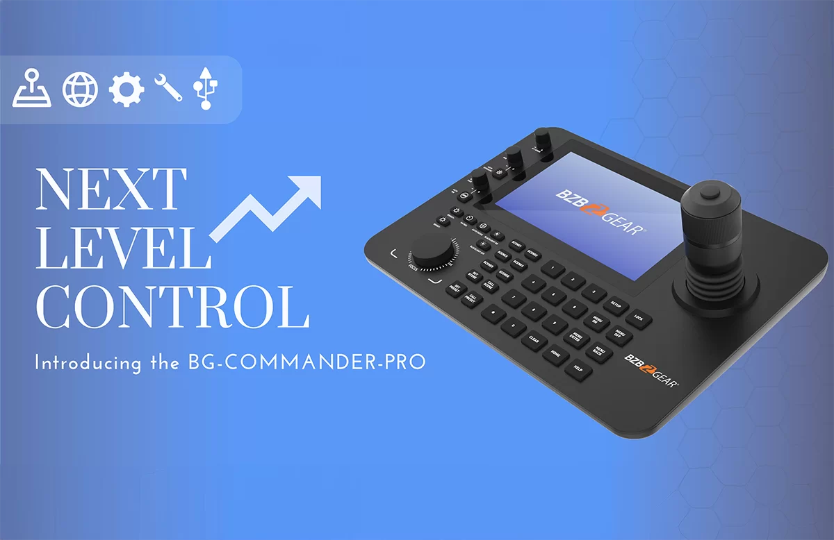 Best PTZ Camera Controller For Large Productions | Bzbgear