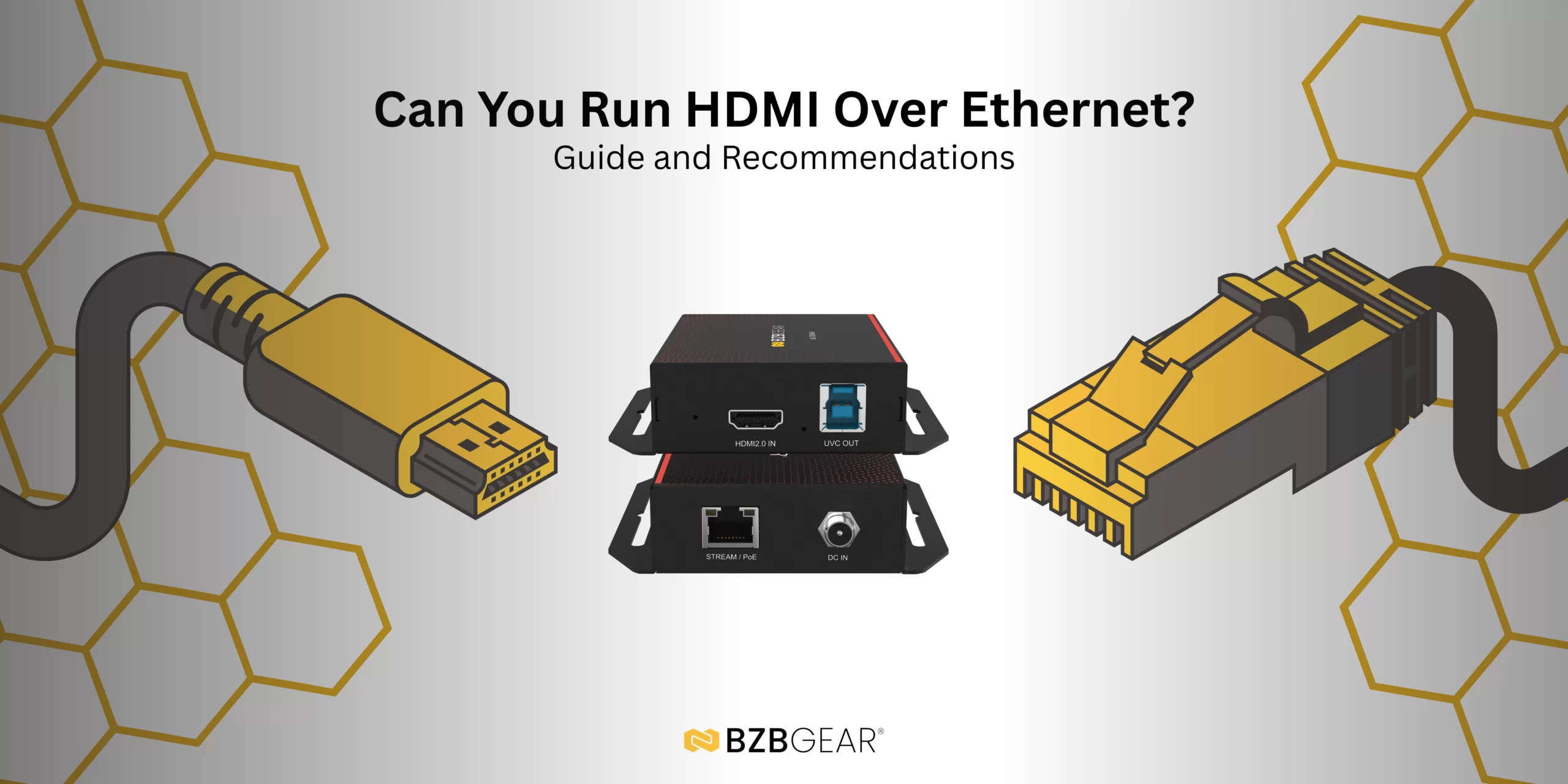 Can You Run HDMI Over Ethernet? | Bzbgear